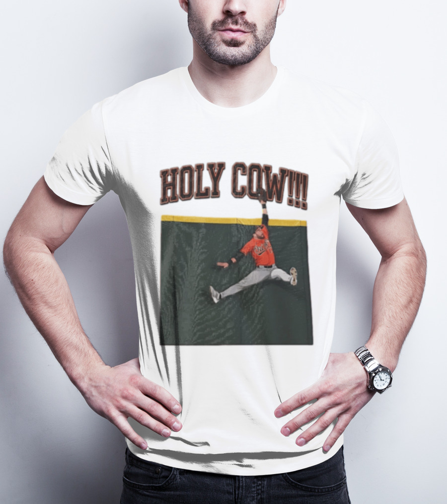 Holy Cow Colton Cowser Baltimore Orioles Catch 2026 T-Shirt