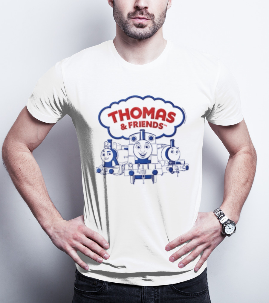 Thomas & Friends Blue Line Train Characters T-Shirt