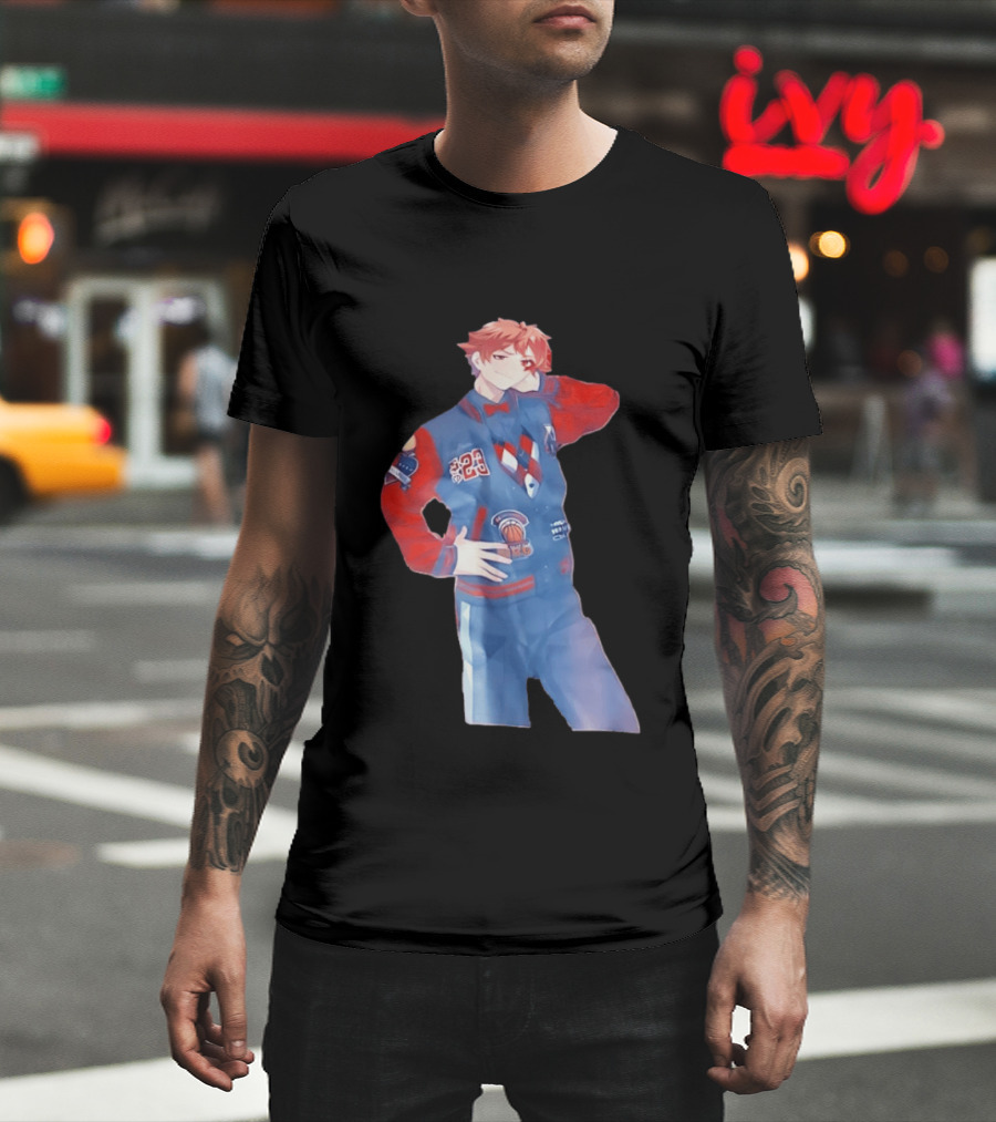 Ace Trappola Twisted Wonderland NRC Basketball Varsity Number 23 T-Shirt