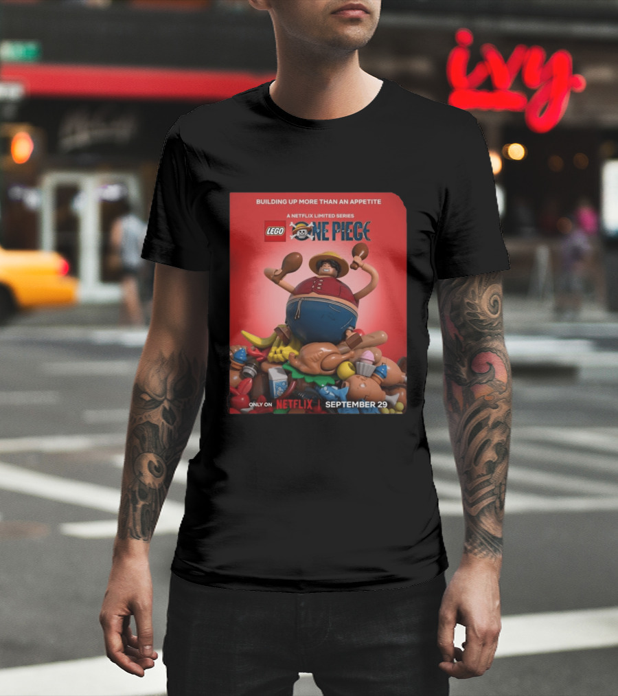 LEGO One Piece Building Up More Than An Appetite A Netflix Limited Series September 29 T-Shirt