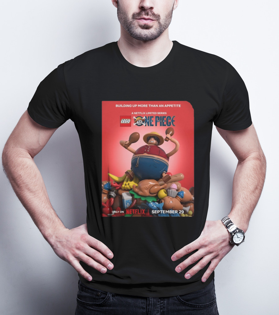 LEGO One Piece Building Up More Than An Appetite A Netflix Limited Series September 29 T-Shirt