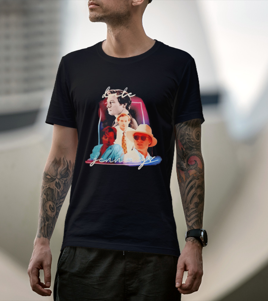 Dale Jennings Actor Retro Pop Art Collage T-Shirt