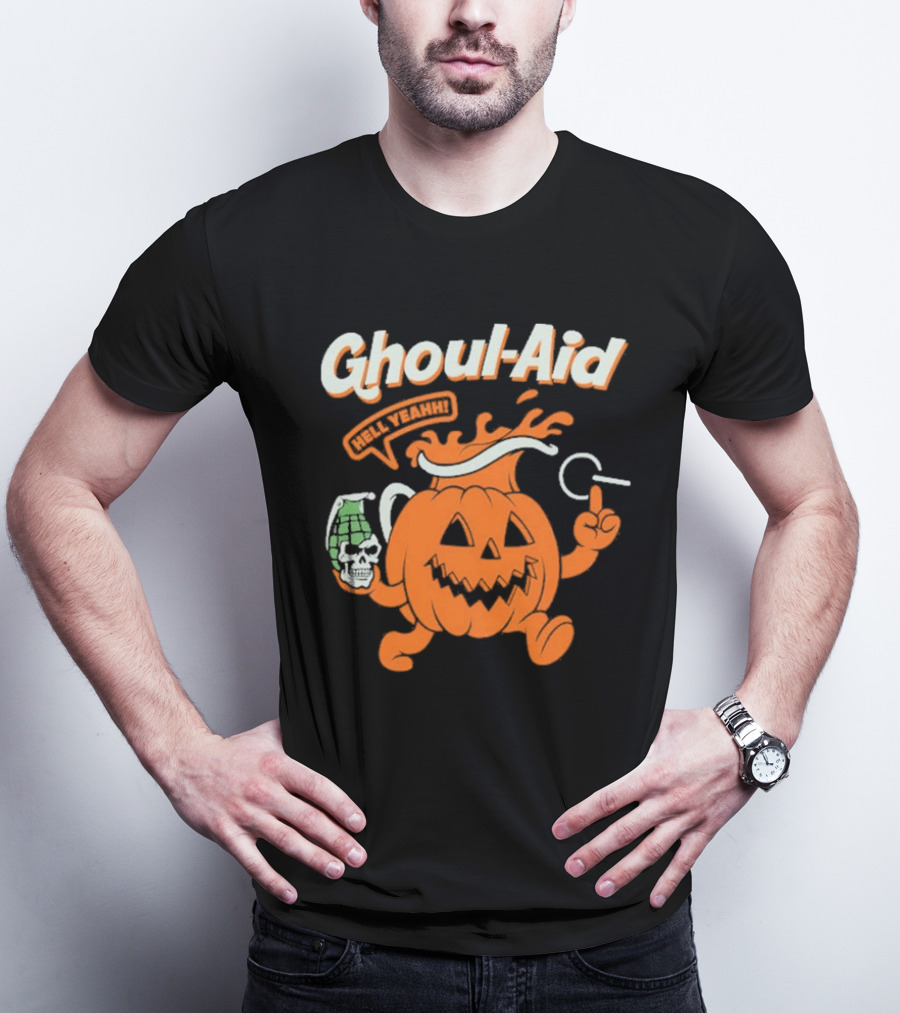 Ghoul Aid Oh Yeah Halloween Pumpkin T-Shirt