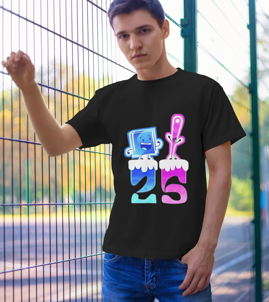 Ice Cube And Needle Battle For Dream Island 25 T-Shirt