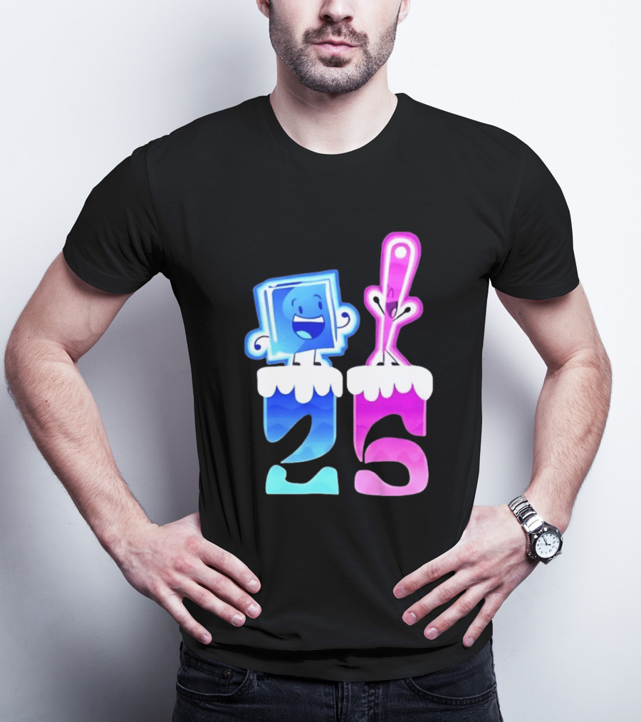 Ice Cube And Needle Battle For Dream Island 25 T-Shirt
