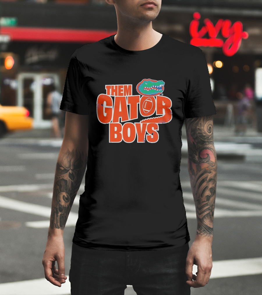 Them Gator Boys Florida Gators Football Distressed T-Shirt