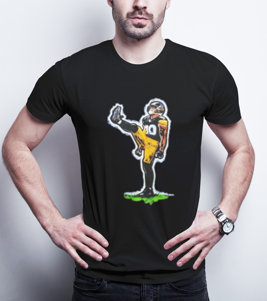 Pittsburgh Steelers TJ Watt Number 90 Football Player T-Shirt