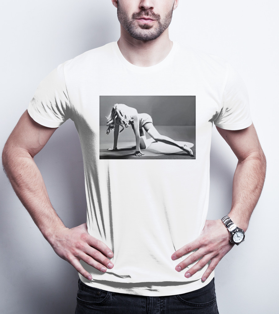 Marilyn Monroe Iconic Glamour Black And White Pose T-Shirt