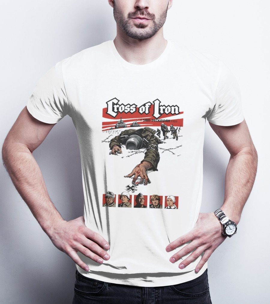 Cross Of Iron Sam Peckinpah Film War Movie Artillery Soldiers Portraits T-Shirt