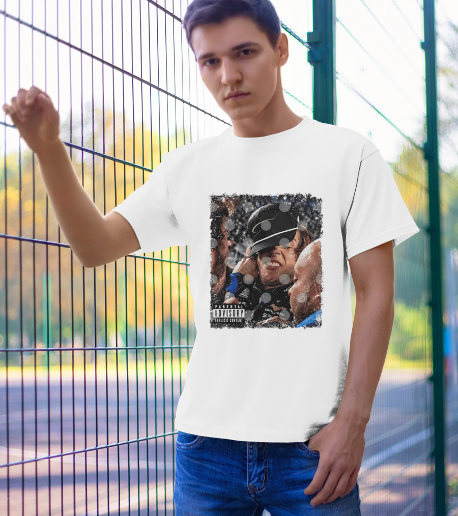 NASCAR Cup Series Racing Parental Advisory Explicit Content Victory Celebration T-Shirt