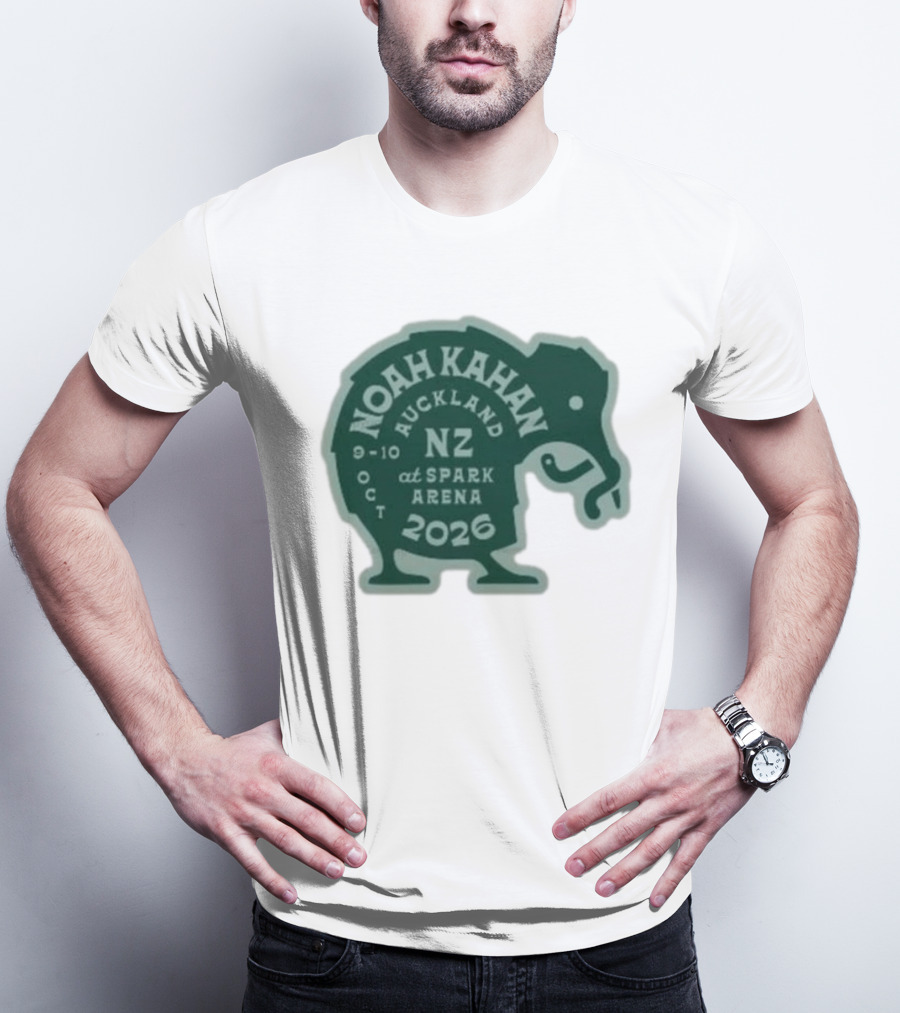 Noah Kahan Auckland NZ October 9 10 2026 Spark Arena Event T-Shirt