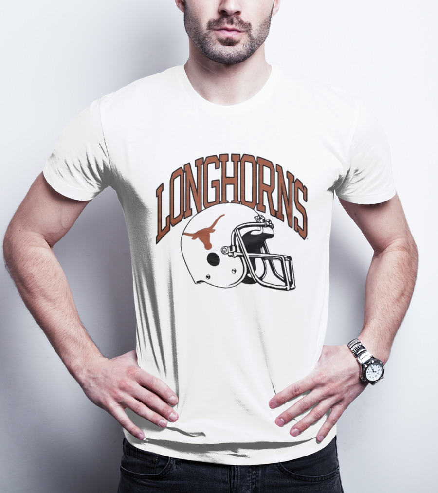 Texas Longhorns Football Helmet Longhorns T-Shirt