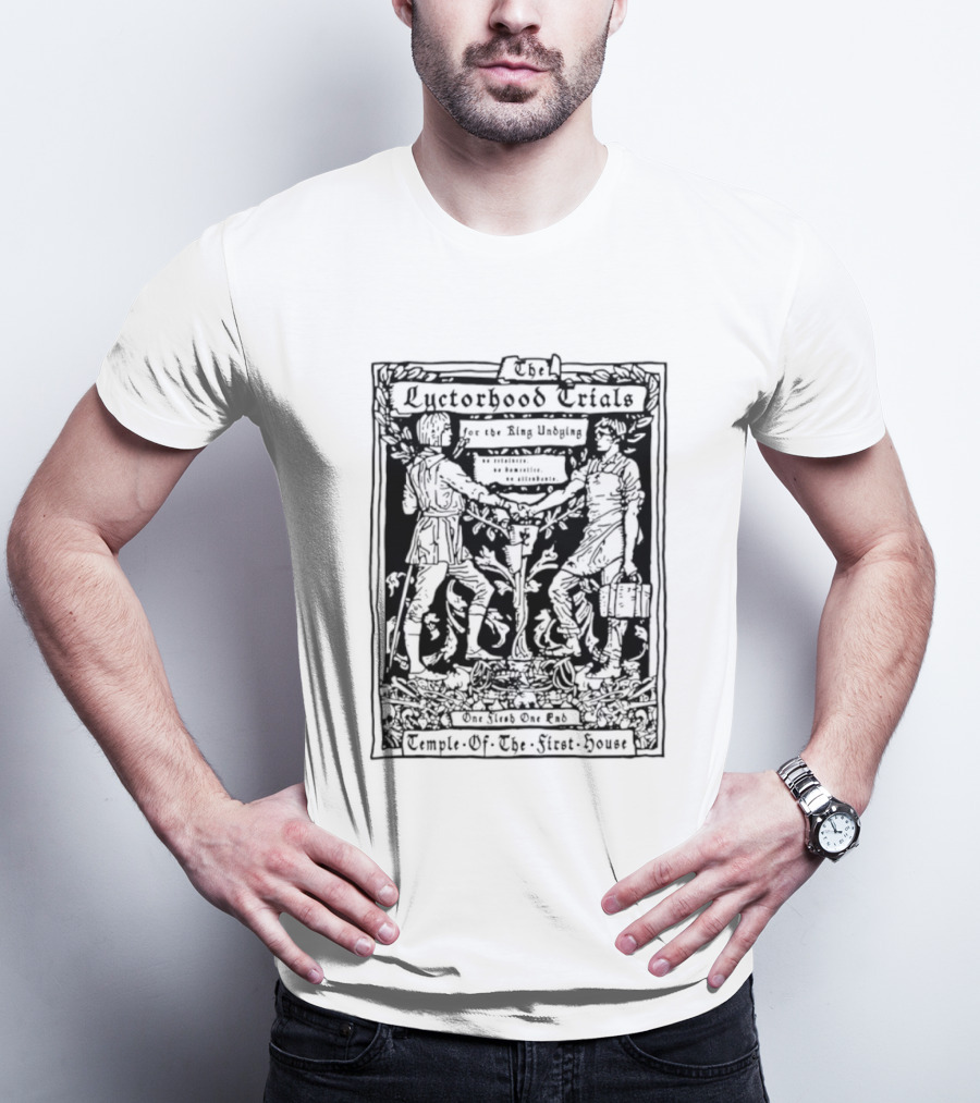 The Lyctorhood Trials Ring Undying One Flesh One End Temple Of The Ninth House Collection T-Shirt
