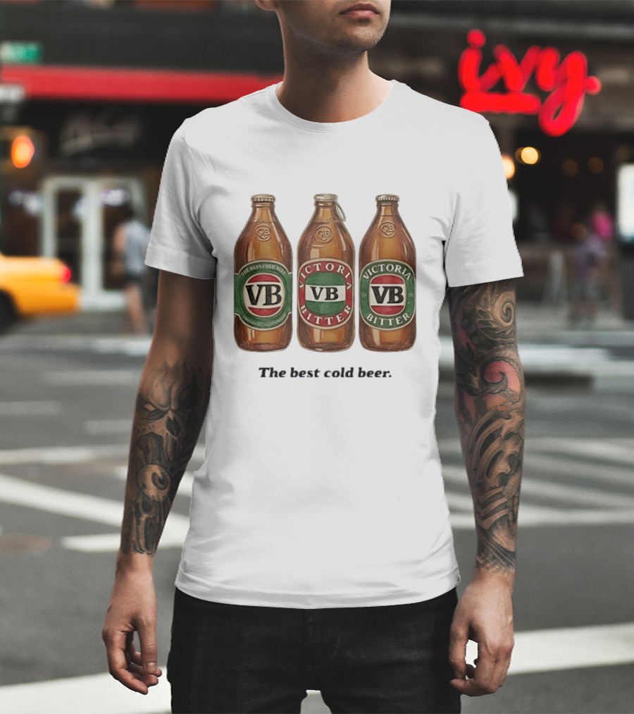 Victoria Bitter VB The Best Cold Beer Bottles T-Shirt