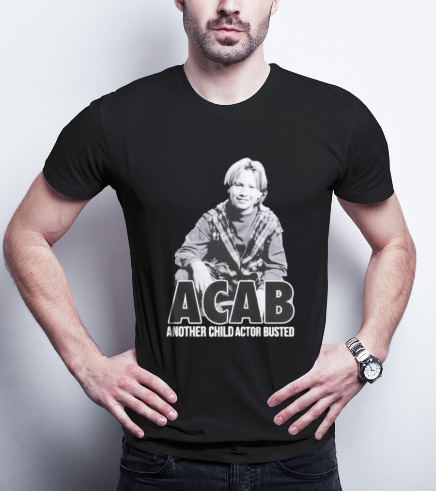 Jonathan Taylor Thomas ACAB Another Child Actor Busted T-Shirt