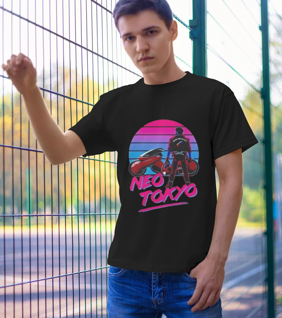 Kaneda Neo Tokyo Good For Health Bad For Education T-Shirt
