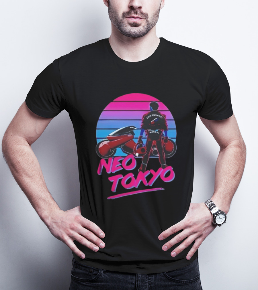 Kaneda Neo Tokyo Good For Health Bad For Education T-Shirt