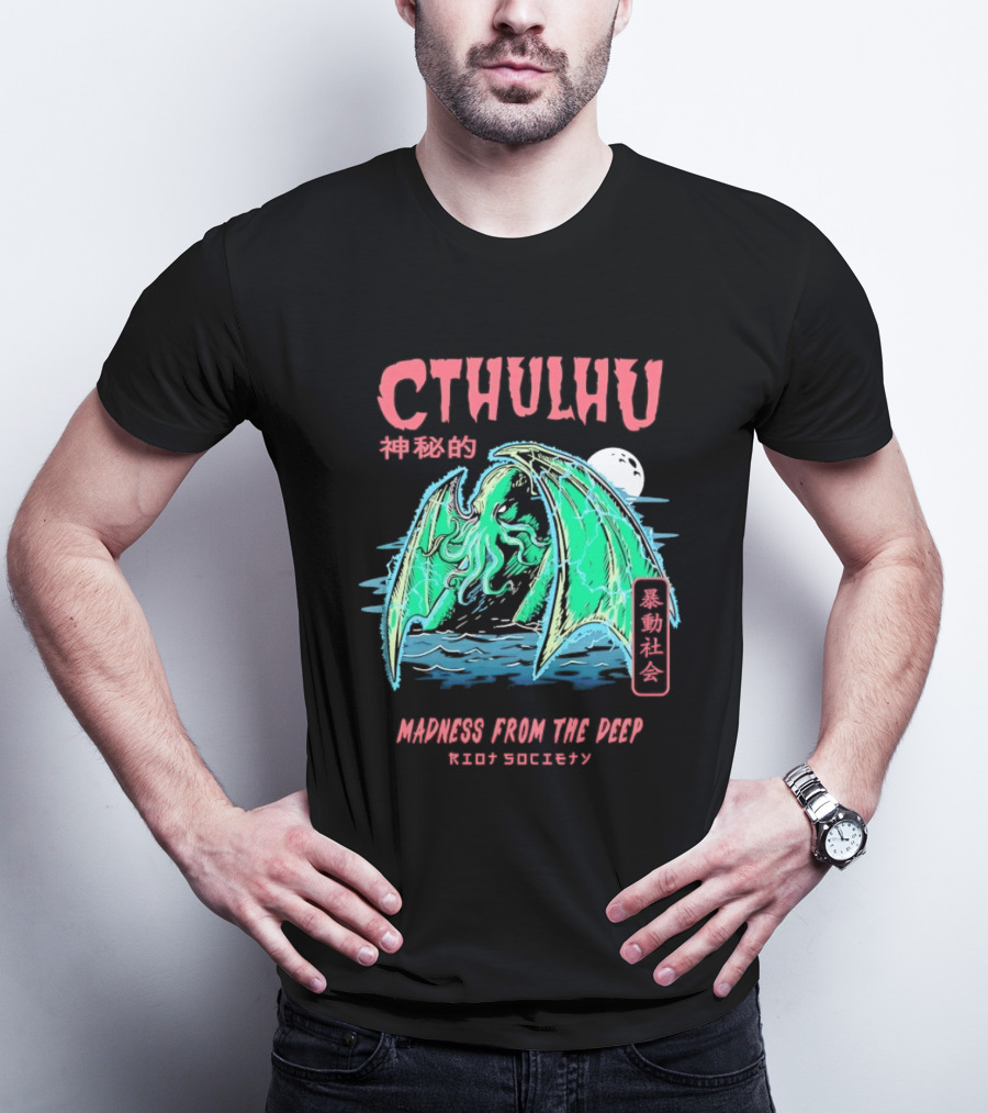 Cthulhu Madness From The Deep Riot Society T-Shirt