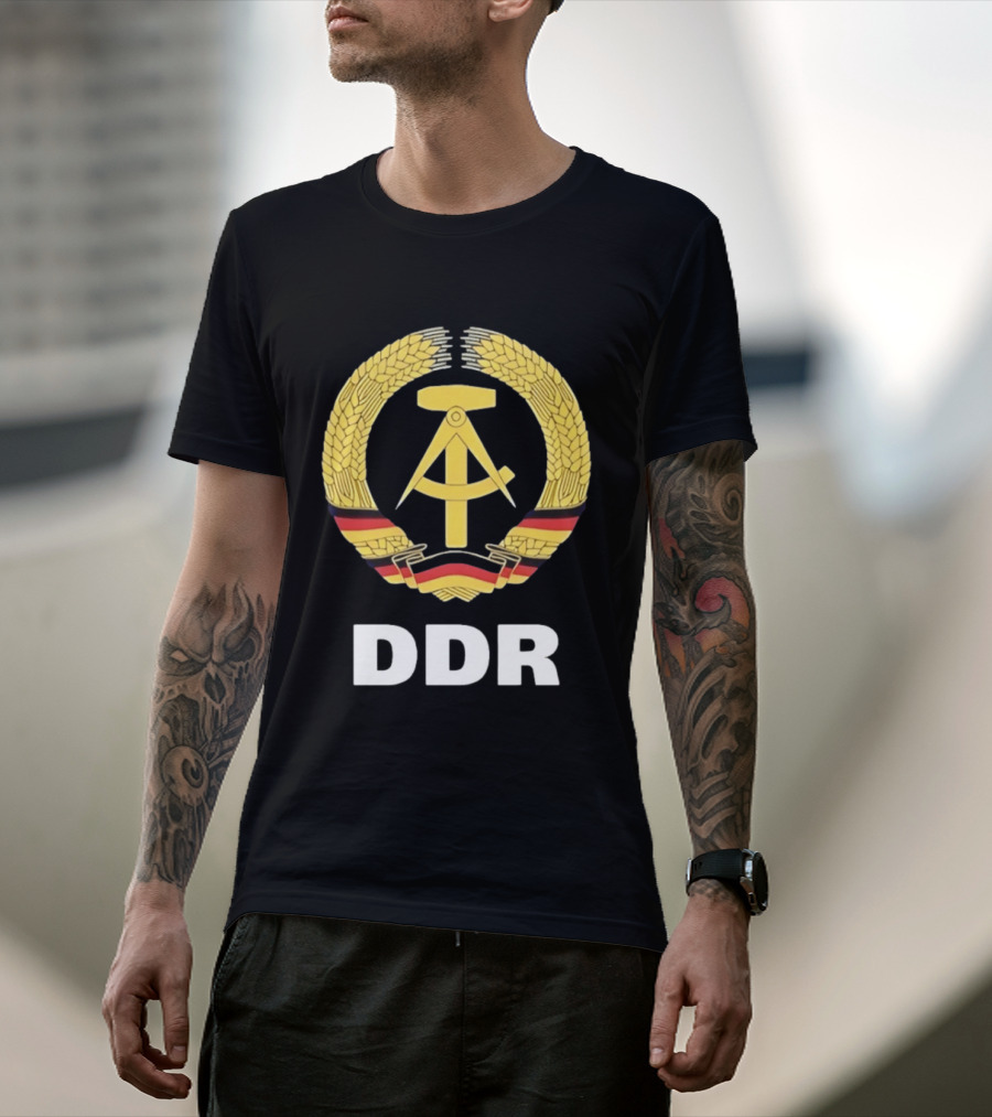 DDR German Democratic Republic Emblem East Germany T-Shirt