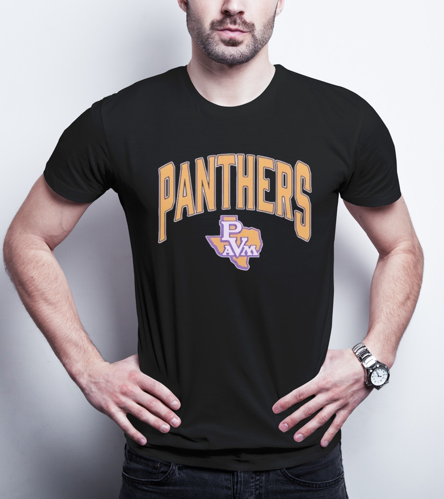 Prairie View A&M Panthers PVAMU PVM Texas Map T-Shirt