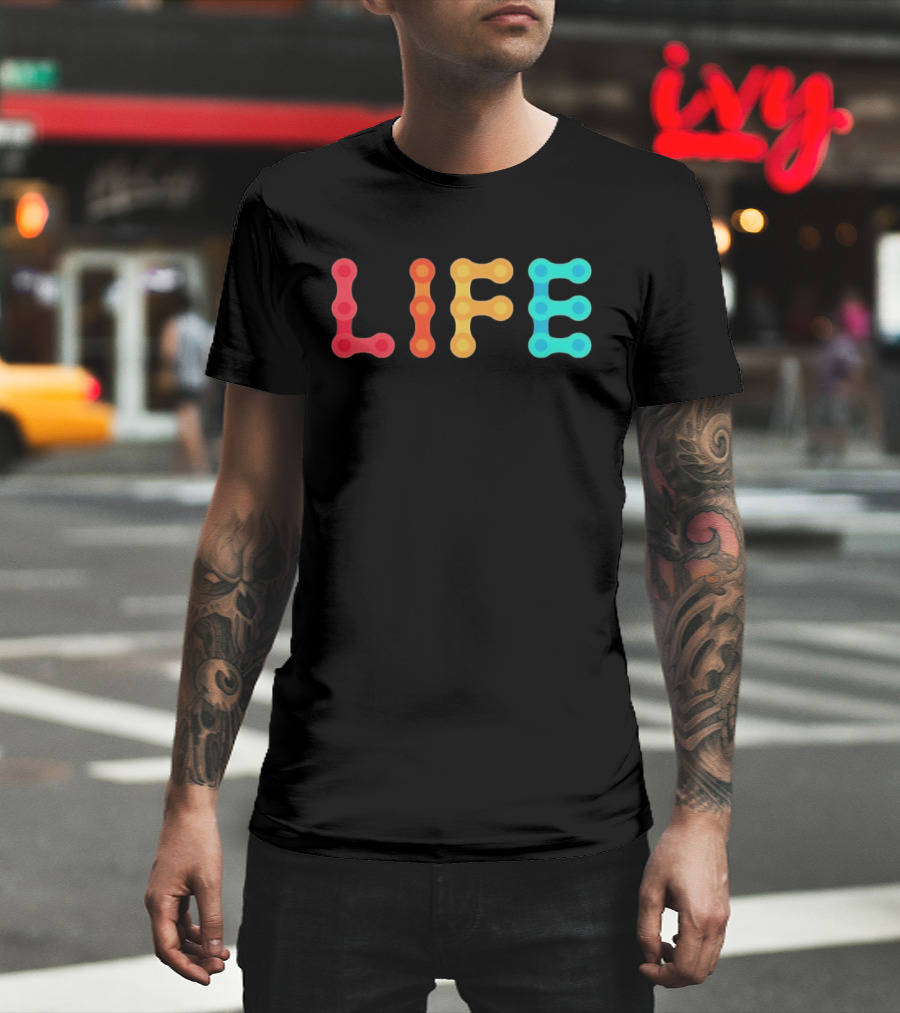 Life Bicycle Chain Cycling Bike Parts T-Shirt