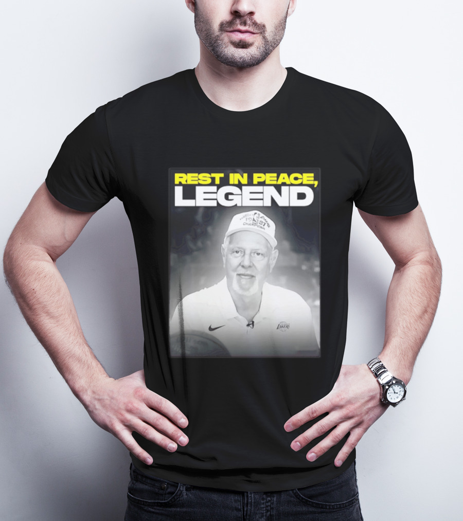 Rest In Peace Legend 1959 Champions Voice Of The Los Angeles Lakers T-Shirt