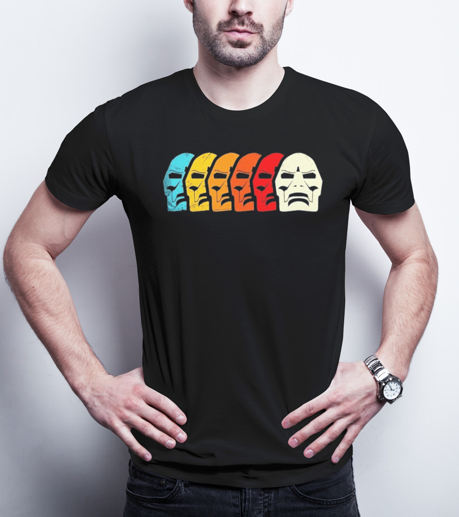 MF Doom Mask Multicolor Hip Hop Rap T-Shirt