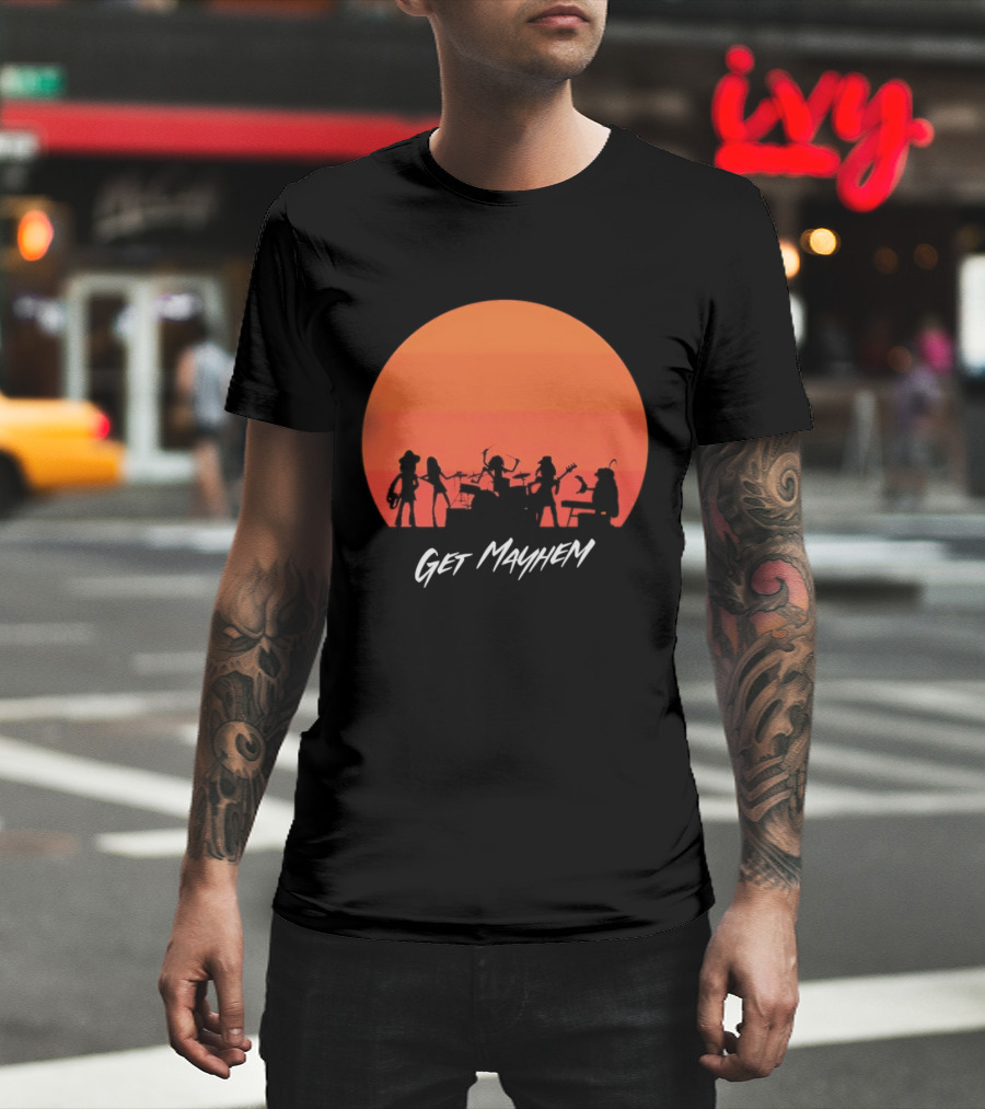 Get Mayhem Band Sunset Concert T-Shirt