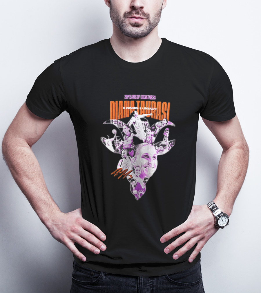 20 Years Of Greatness Diana Taurasi 3 Rings Legacy T-Shirt