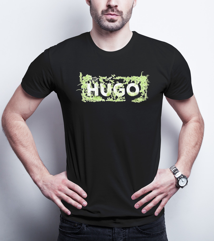 Hugo Botanical Floral Nature Greenery Leafy Vines T-Shirt