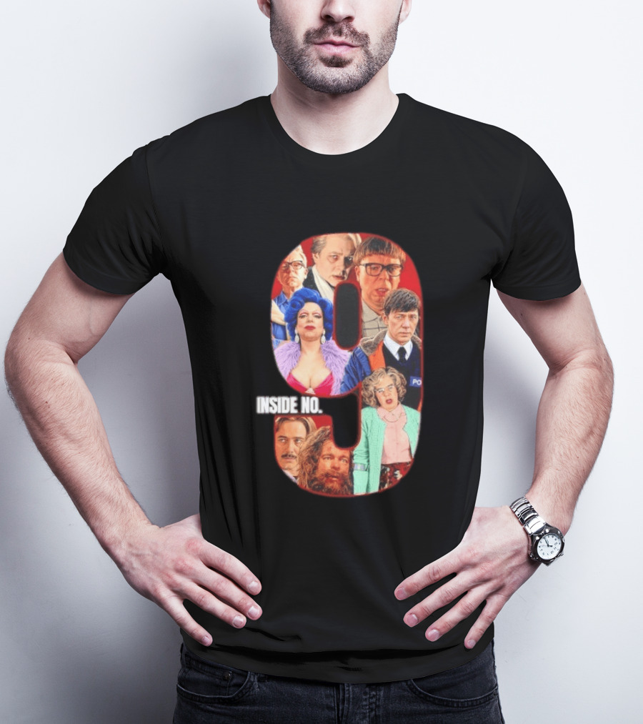 Inside No 9 TV Series Collage Reece Shearsmith Character Compilation T-Shirt