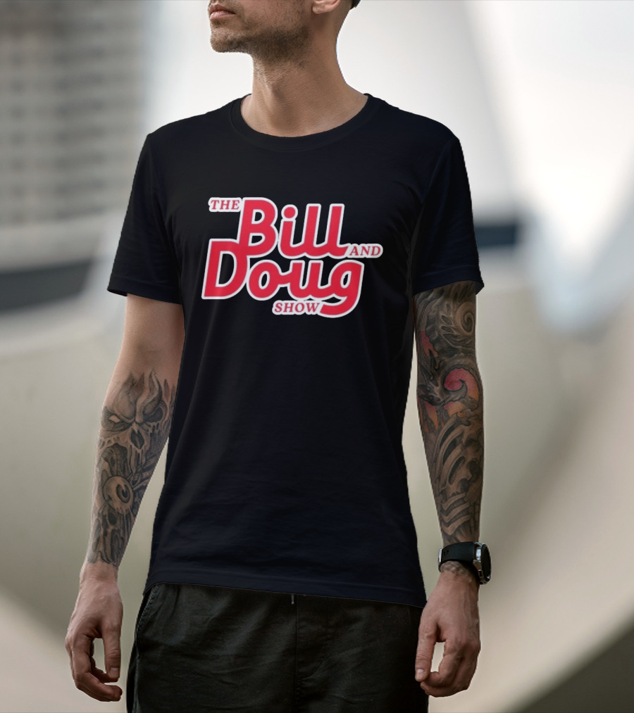 Ohio State Buckeyes The Bill And Doug Show Red Lettering T-Shirt
