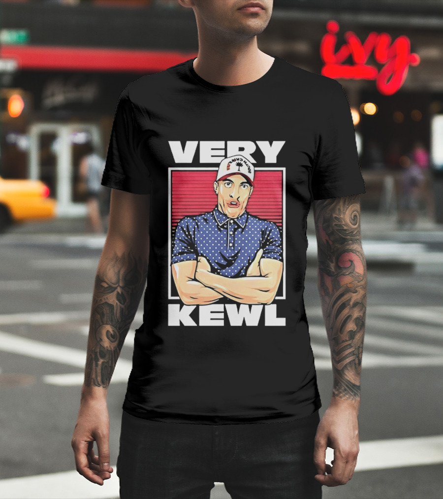 Very Kewl South Carolina Palm Tree Polka Dot Polo T-Shirt