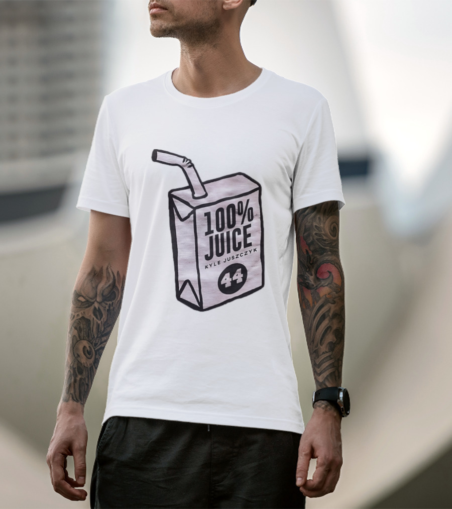 Kyle Juszczyk 100 Percent Juice 44 San Francisco 49ers Carton T-Shirt