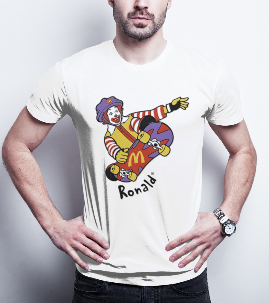 Ronald McDonald Skateboarding McDonald's Fun T-Shirt