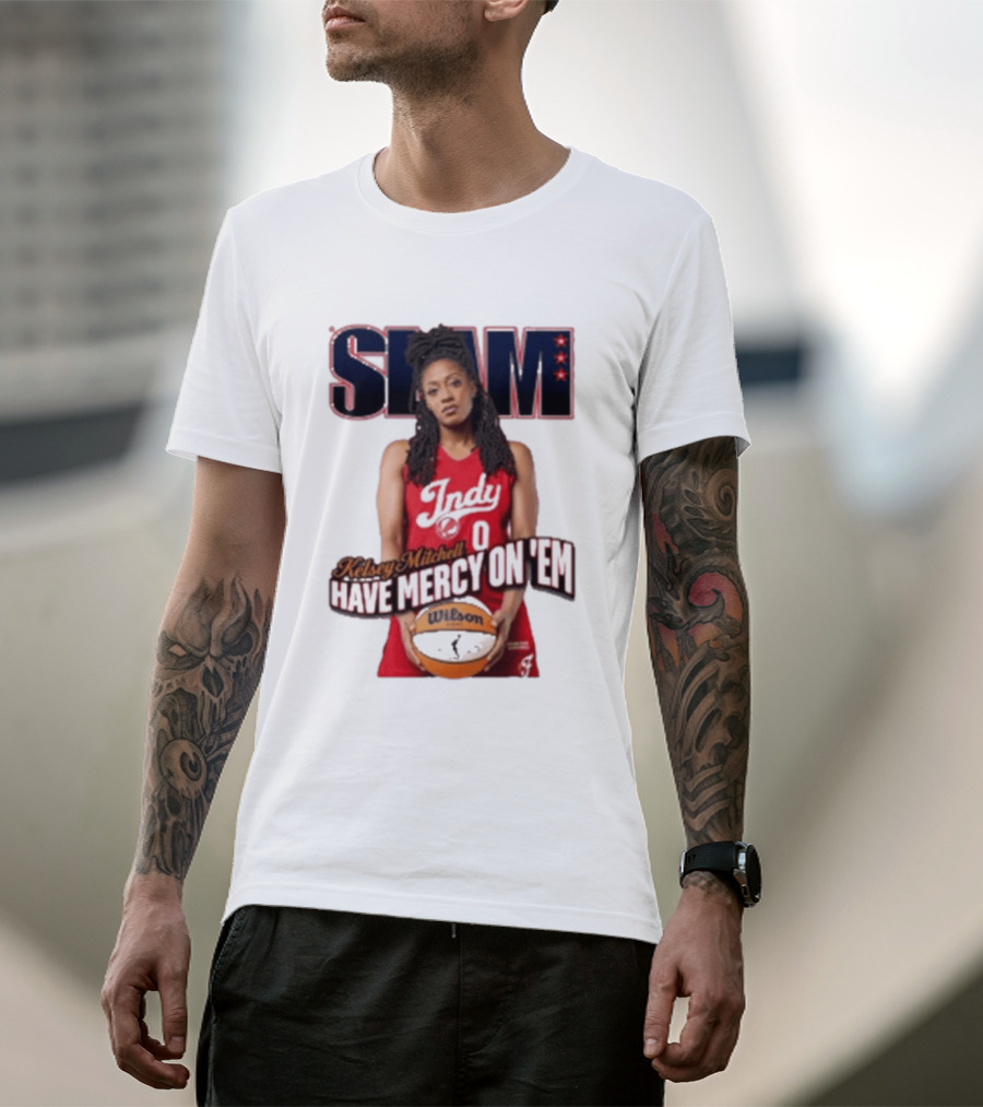 SLAM Indy Kelsey Mitchell Have Mercy On 'Em Basketball T-Shirt