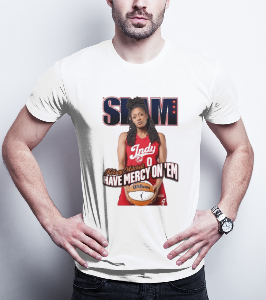 SLAM Indy Kelsey Mitchell Have Mercy On 'Em Basketball T-Shirt