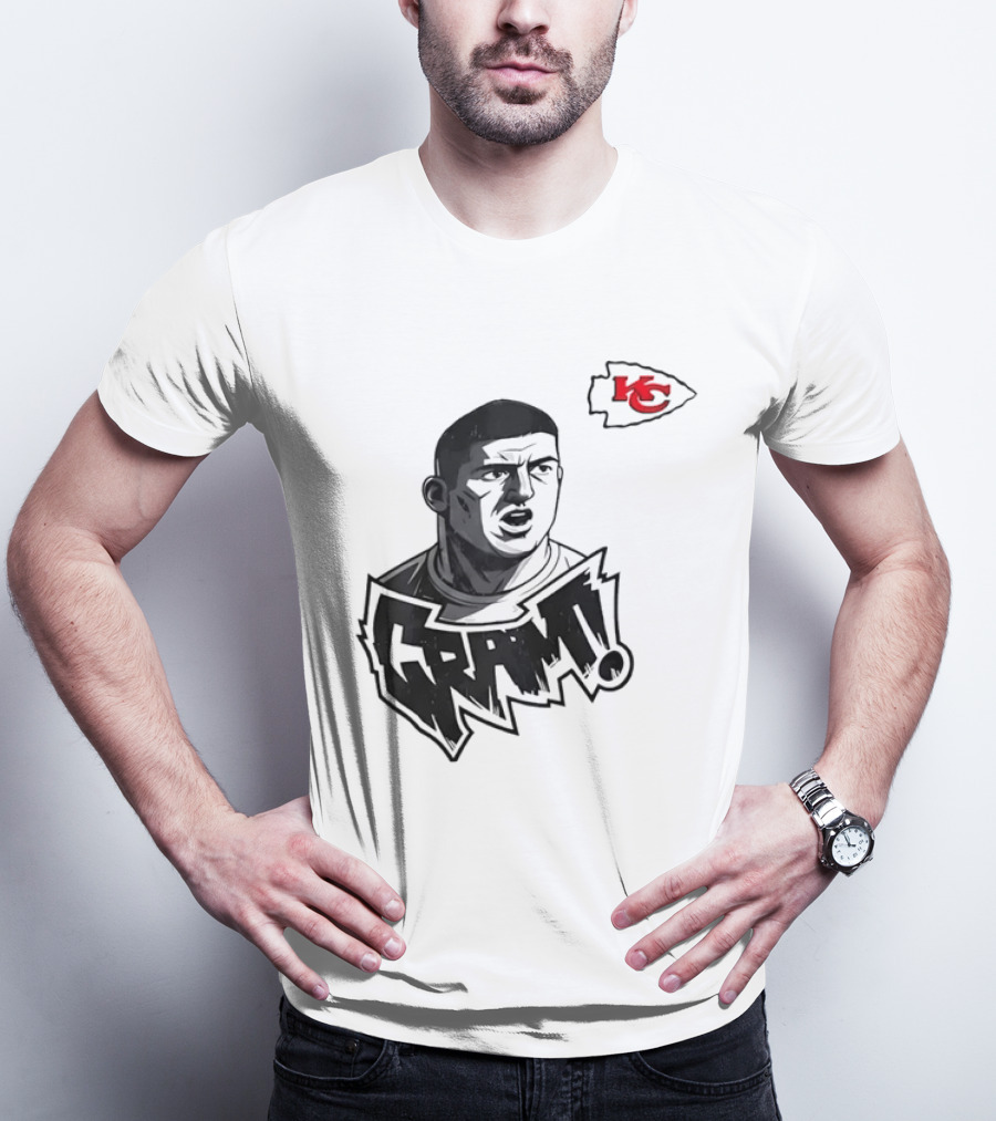 Travis Kelce Kansas City Chiefs GRAM NFL Football Star T-Shirt