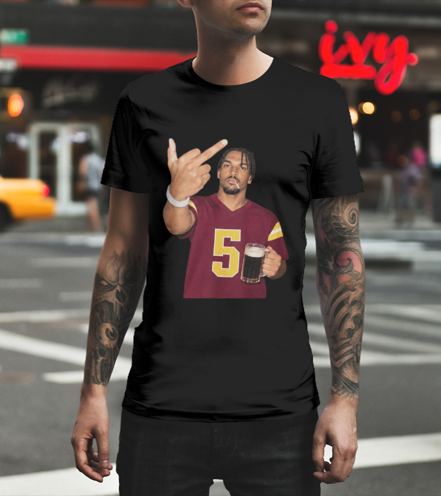 Jayden Daniels Middle Finger T-Shirt