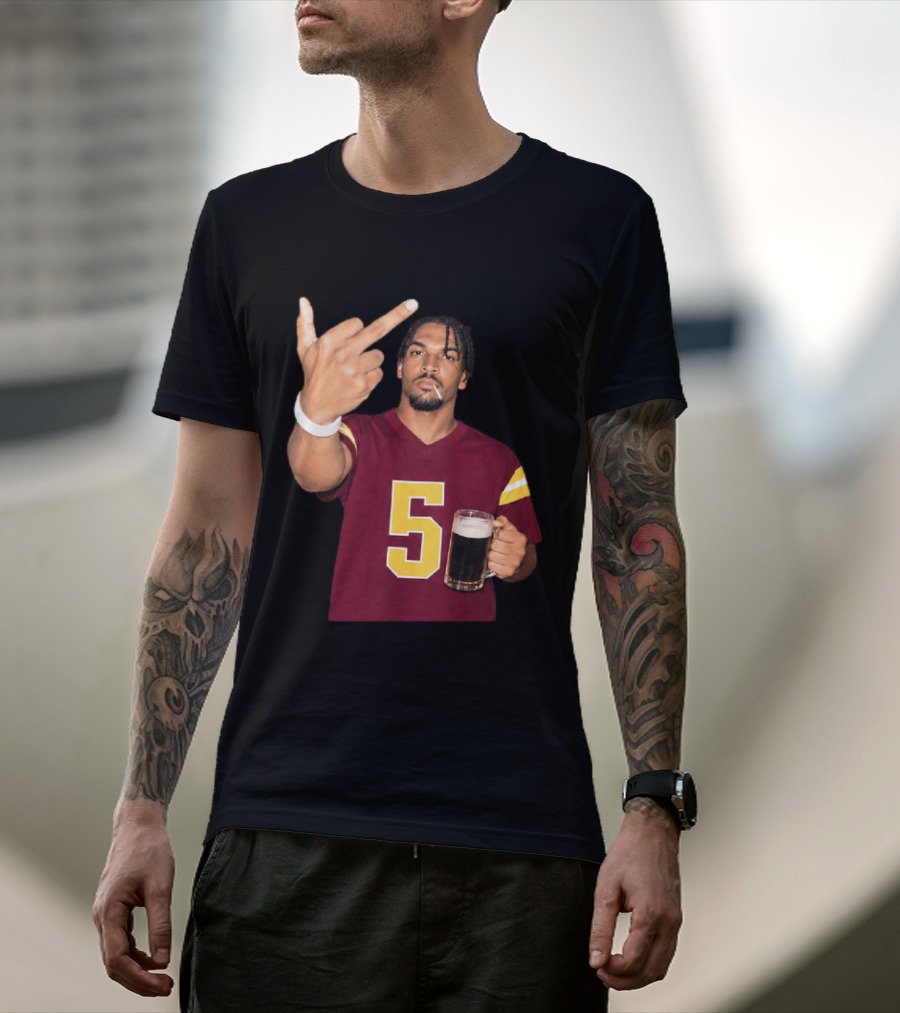 Jayden Daniels Middle Finger T-Shirt
