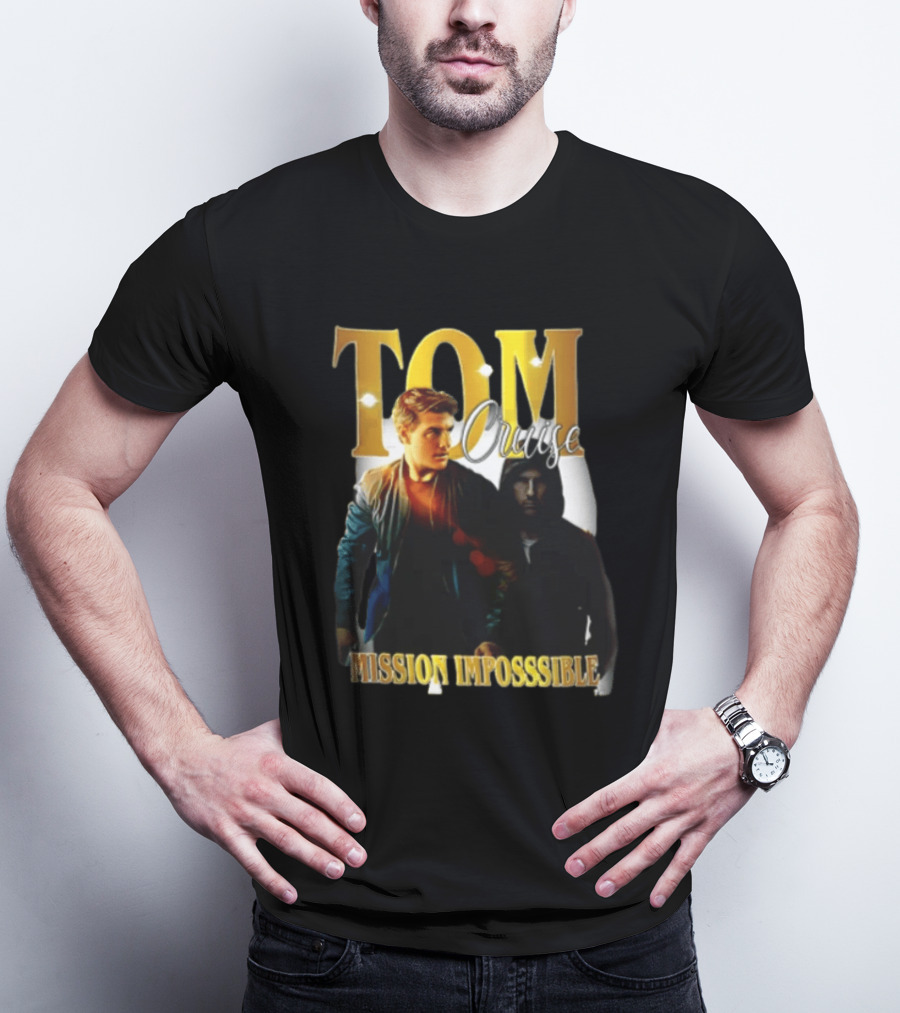 Tom Cruise Mission Impossible Two Men Standing Wearing Jackets T-Shirt