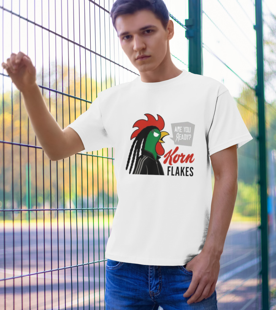 Korn Flakes Are You Ready Rooster Nu Metal T-Shirt