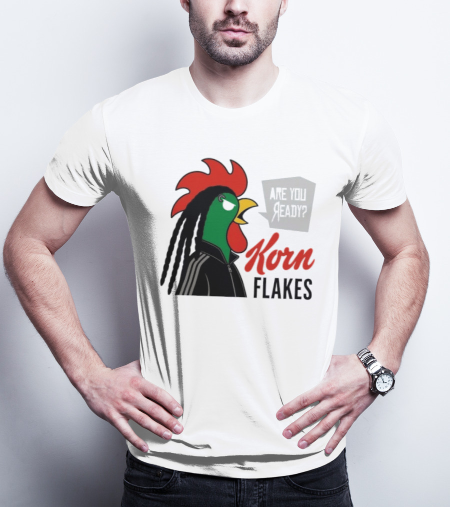 Korn Flakes Are You Ready Rooster Nu Metal T-Shirt