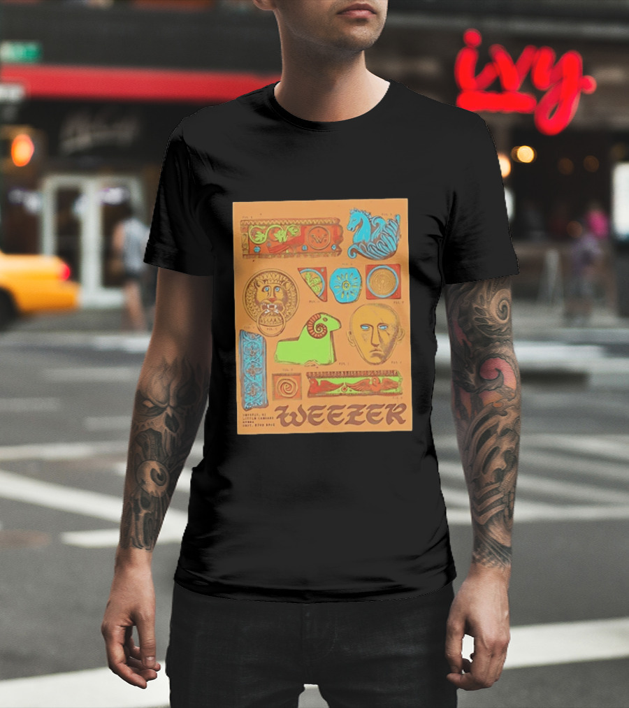 Weezer Detroit Little Caesars Arena September 27 2024 T-Shirt