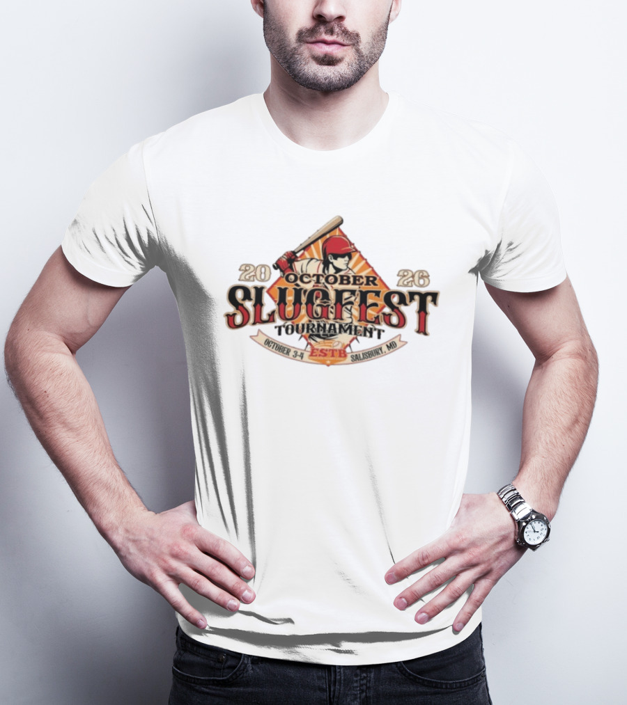 October Slugfest Tournament 2026 ESTB Salisbury MD October 3 4 T-Shirt