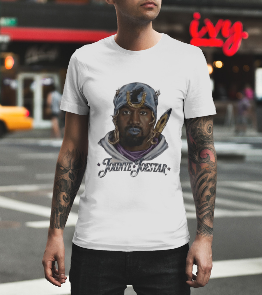 JOHN YE JOESTAR Anime Crossover Character Mashup T-Shirt