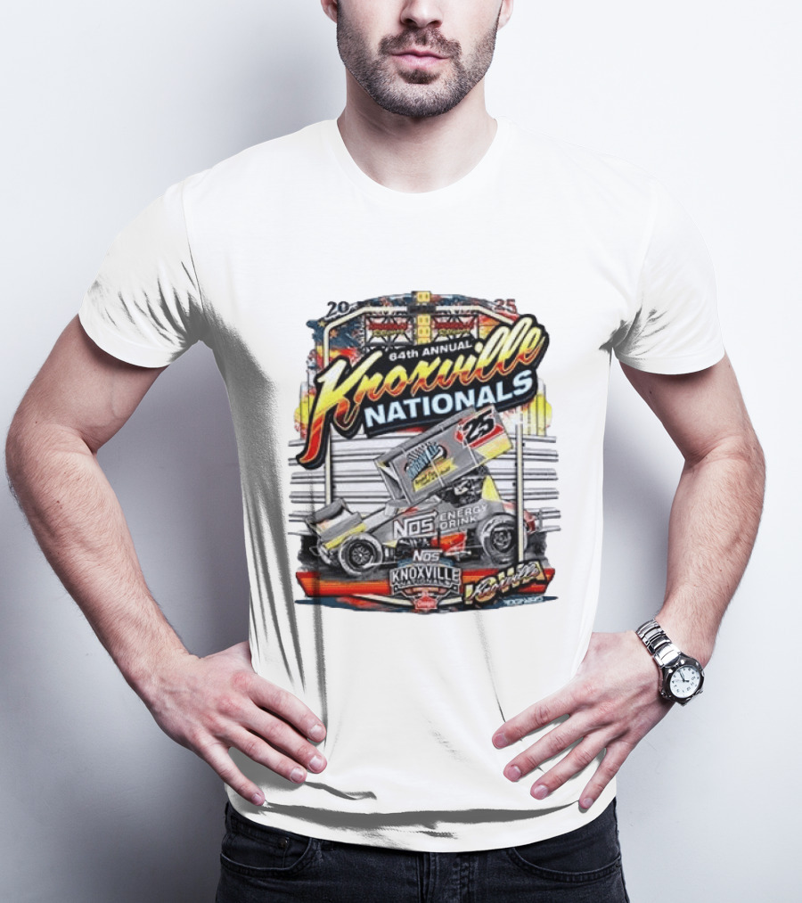 64th Annual Knoxville Nationals 25 NOS Energy Drink Sprint Car Racing Event T-Shirt