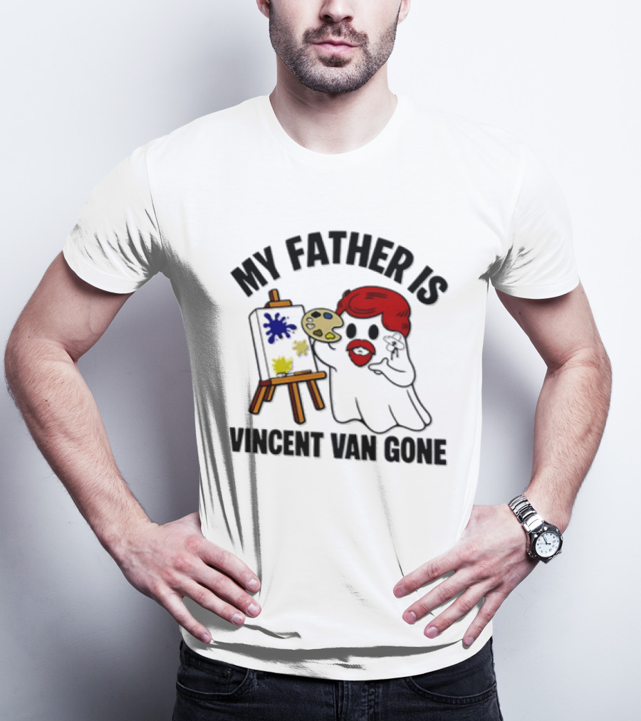 My Father Is Vincent Van Gone Ghost Palette Halloween T-Shirt