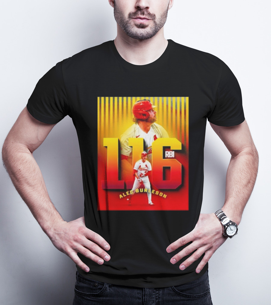 Alec Burleson 116 RBI St Louis Cardinals Baseball Highlights T-Shirt