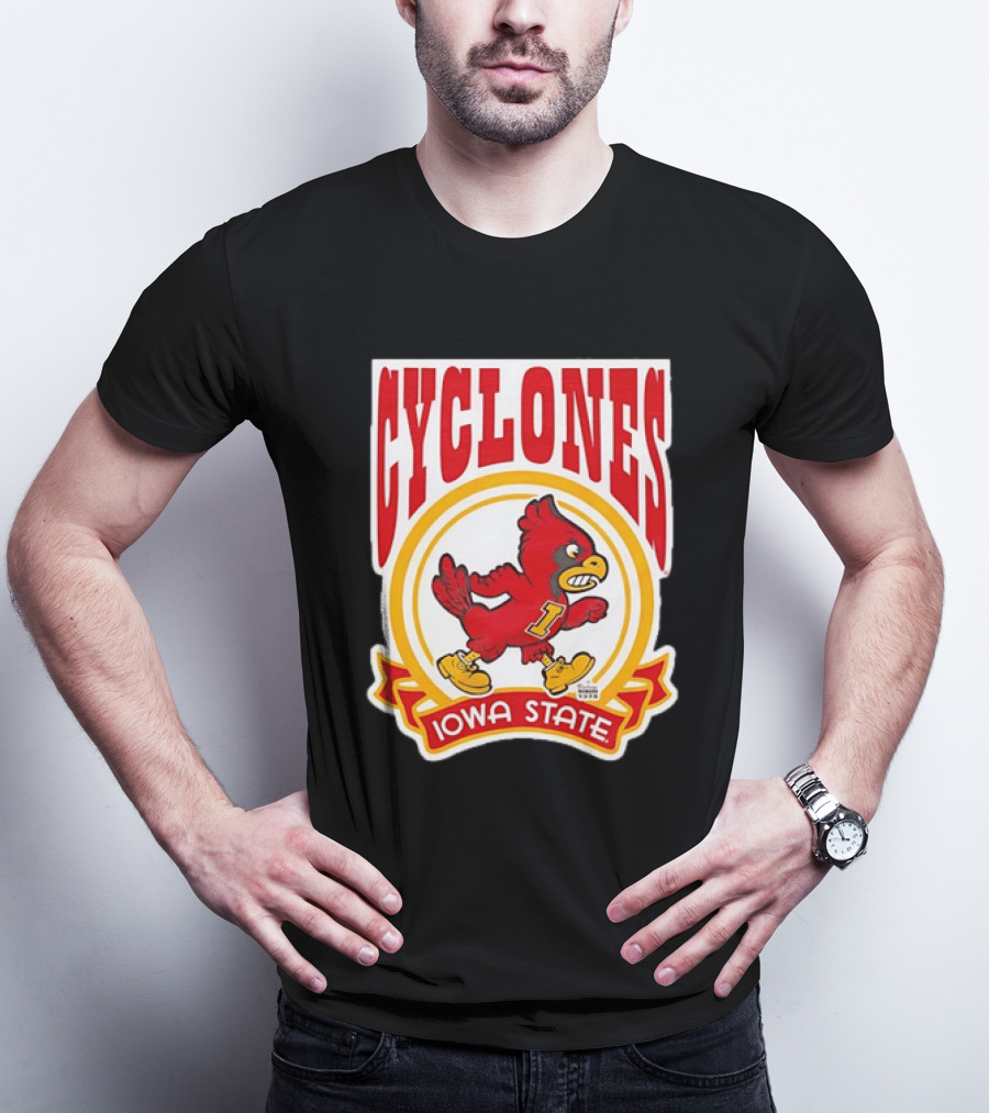 Iowa State Cyclones NCAA 1978 Mascot Bird T-Shirt